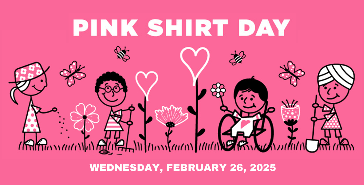 Pink Shirt Day: February 26, 2025 | Waterloo Public Library